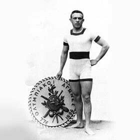 Le Hongrois Alfréd Hajós a gagné une médaille en natation et une autre ...